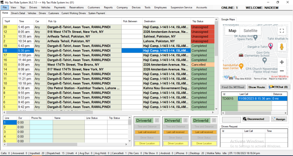 Dispatch Console - MTR